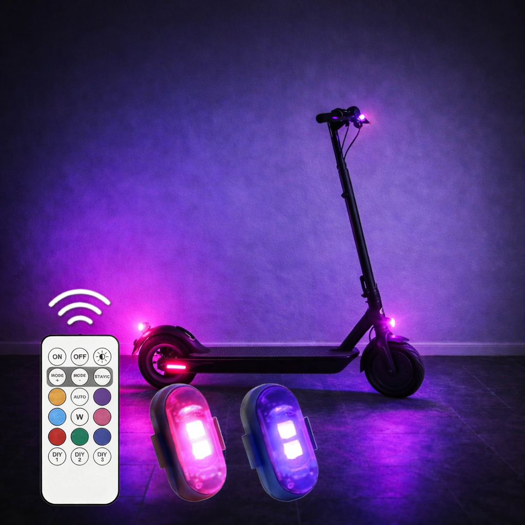RGB Scooter Lights for Urban Commuting & Night Visibility – Tutu Car Light